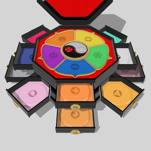 📦 Miraculous Box (Master Fu's Version)・ 3D File for 3D printing・Cults