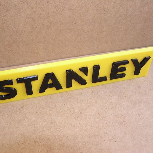 👾 Stanley Logo manufacturer of high quality tools・ STL File for 3D ...