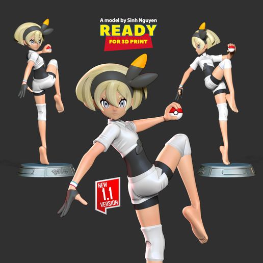 🐉 Bea - Pokemon Fanart・ 3D File for 3D printing・Cults