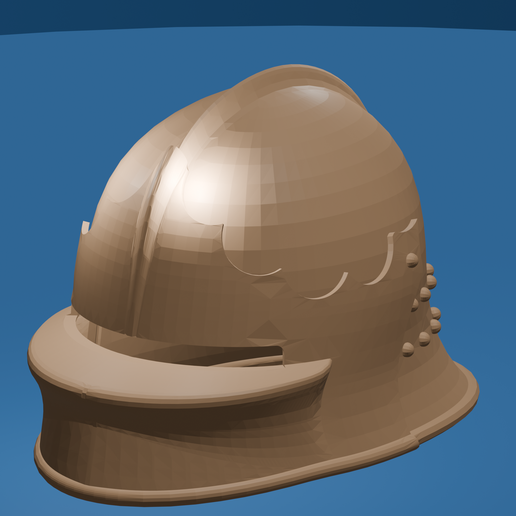 🤌 Italian Salet Helmet・ STL File for 3D printing・Cults
