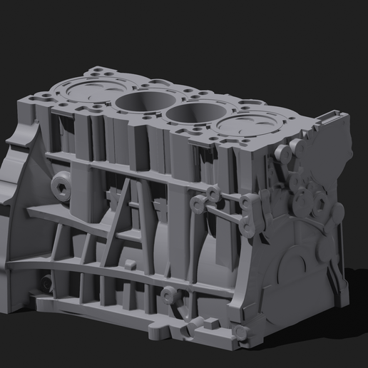 💭 B Series Block Model・ STL File for 3D printing・Cults