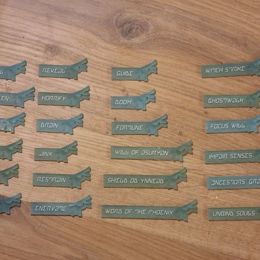 🔨 Aeldari Psychic Power Markers・ STL File for ・Cults