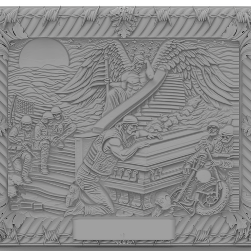 3D file 3D Model STL File for CNC Router/Laser & 3D Printer A Memory ...