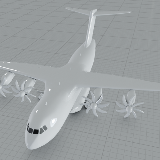 ️ Aeroplane airbus A400 M・ STL File for 3D printing・Cults