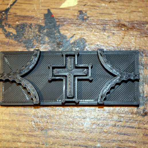 Leather Cross Imprint Stamp・Free STL File for ・Cults