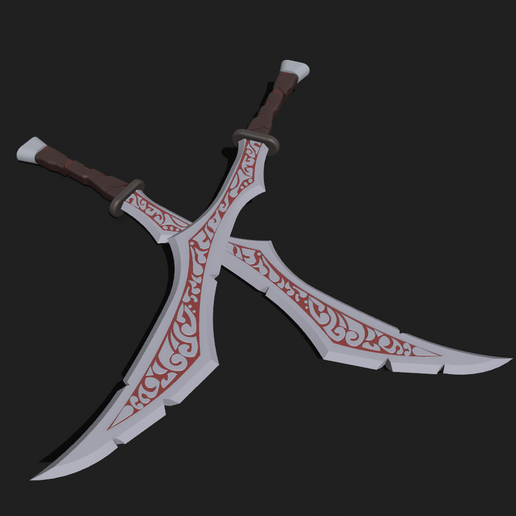 STL file League Of Legends Katarina's Daggers Prop ( 1/1 Scale ) 🦸 ・3D ...