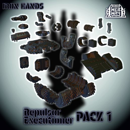 Improvement Pack for the Iron Hand Executioner Gravity Tank 1・ STL File ...