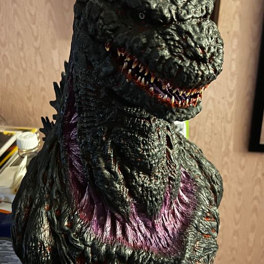 Impressora 3D Busto Shin Godzilla • feito com Ankermake M5・Cults