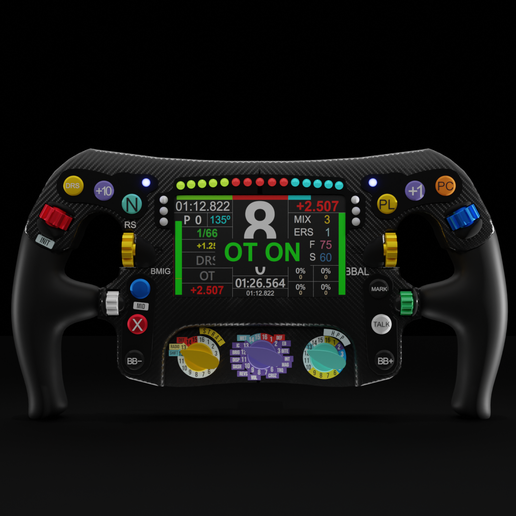 🚗 F1 MERCEDES STEERING WHEEL・ STL File for 3D printing・Cults