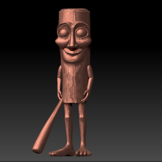 👾 Tum Tum Tum Sahur Meme Character – 3D Printable STL/OBJ・ STL File for 3D printing・Cults