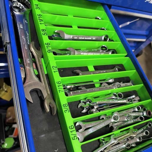 🔧 Harbor freight wrench organizer・ STL File for 3D printing・Cults
