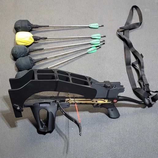 🦡 Badger Repeating LARP Crossbow Conversion・ STL File for 3D printing・Cults