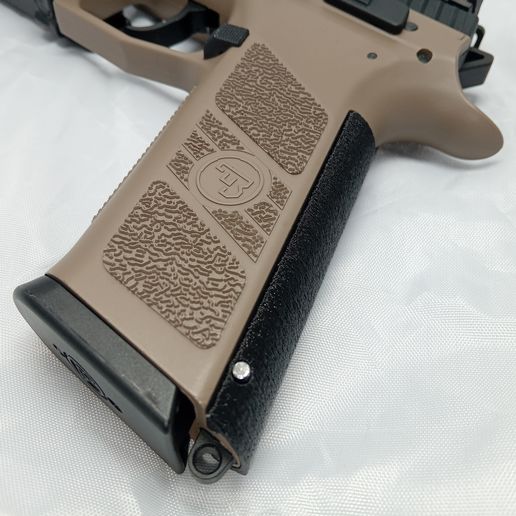 Archivo STL Airsoft Pistol ASG CZ P09 Ultra Low Profile Backstrap Grip ...