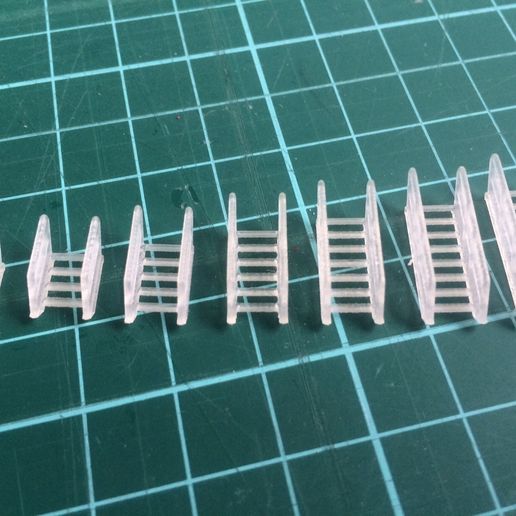 🪤 N Scale Industrial Stairs・ STL File for 3D printing・Cults