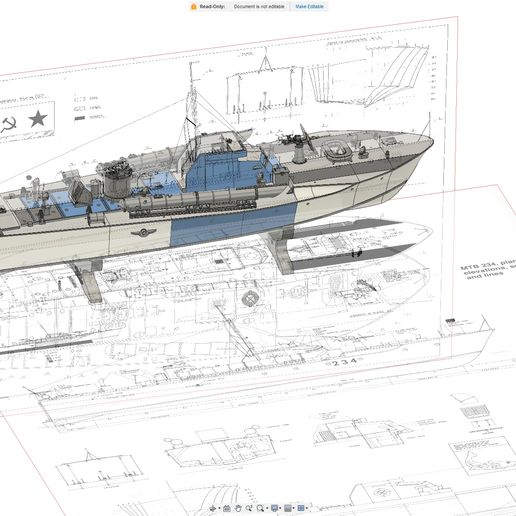 🛥️ Vosper MTB 234 Torpedo Boat Scale Model - Hull・Free STL File for 3D ...