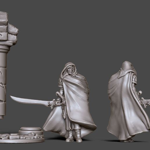 STL file Elf - 35mm scale 🧝 ・3D print design to download・Cults