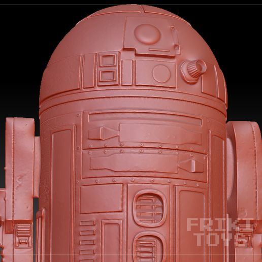 🤖 R2D2 Bas Relief Design - Star Wars - FrikiToys・ 3D File for 3D ...