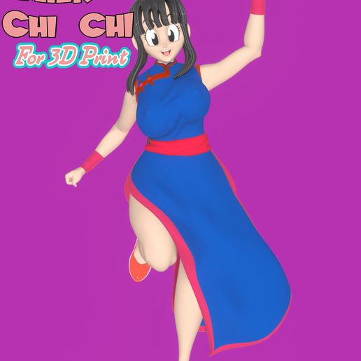 Stl Datei Milch Chi Chi Dragon Ball Z・modell Zum Herunterladen Und 3d