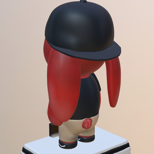 3D file Tipsy Rabbit Pop Punk With Guitar 🐇 ・3D print design to ...