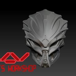STL file Predator Arthos Predator Biomask Predator Mask 1/10 🦸 ・Model ...