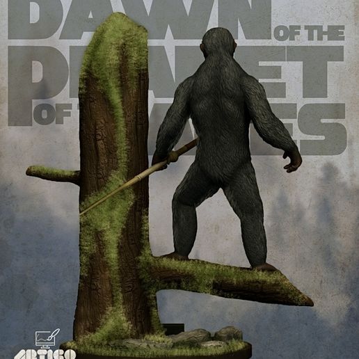 🪐 Caesar Dawn of the planet of the apes・ 3D File for 3D printing・Cults