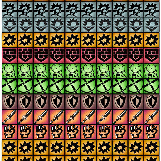 🔮 OnePageRules Grimdark Future Game Tokens・Free 3D File for ・Cults