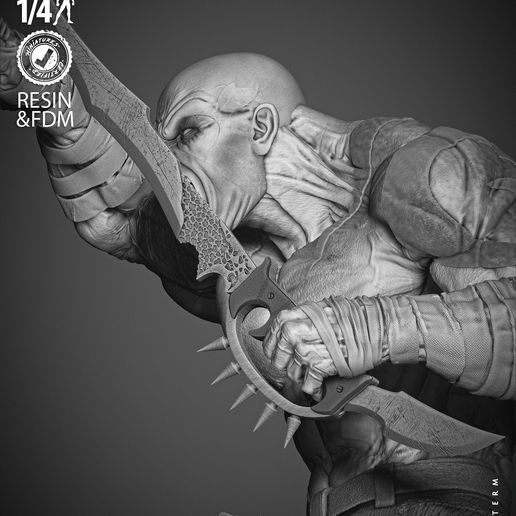 3D file WICKED MARVEL DRAX BUST : TESTED AND READY FOR 3D PRINTING 👤 ...