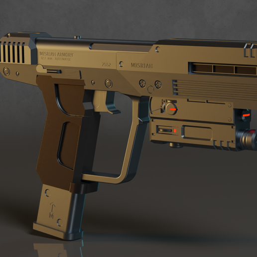 😇 M6C/SOCOM Sidearm - Halo ODST - 3D Files・ STL File for ・Cults