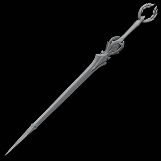 🗡️ Aglaea Sword - Honkai Star Rail Cosplay Prop・ STL File for 3D ...