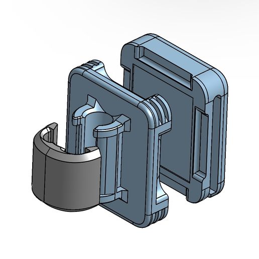 🔌 Molle Cable Management Velcro Clip・ STL File for 3D printing・Cults