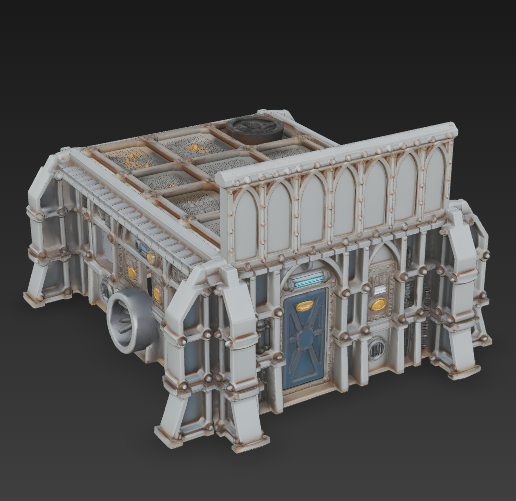 🔨 War and Hammer: Fronteris – STC Hab-Bunker・ STL File for 3D printing ...