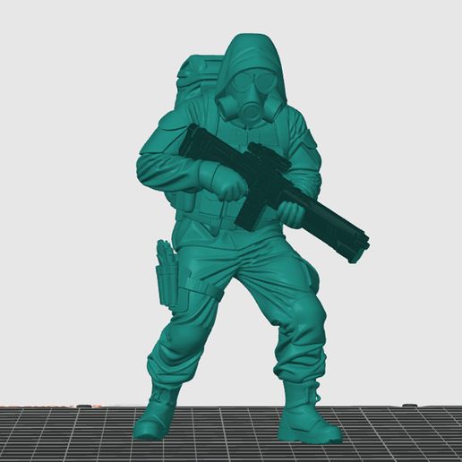 🎁 A set of Stalker Guardians of the Exclusion Zone・ STL File for 3D ...