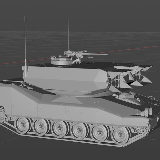 🗺️ Modelo 3D del lanzador de misiles antitanque LOSAT "Line of Sight ...