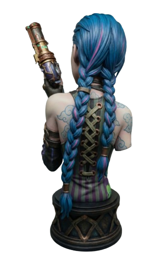 👤 ARCANE JINX BUST FIGURE LEAGUE OF LEGENDS・ STL File for 3D printing・Cults