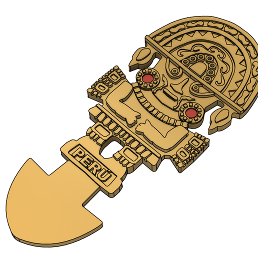 🇵🇪 Design Tumi culture Peru・ STL File for 3D printing・Cults