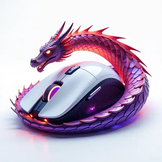 STL file mouse with dragon 🐁 ・3D print design to download・Cults