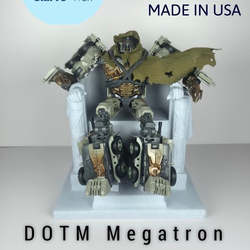 🤖 Transformers studio series 34 Dark of The Moon Megatron throne・ STL ...