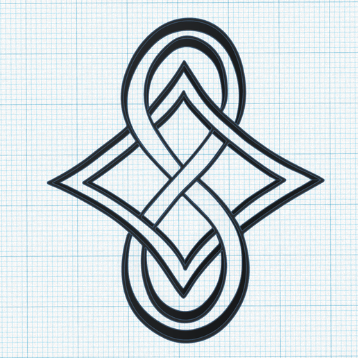 STL file Infinity celtic knot template, eternal life, universal love ...