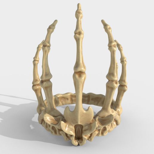 STL file Crown SKELETON - SKELETON Crown 👑 ・Design to download and 3D ...