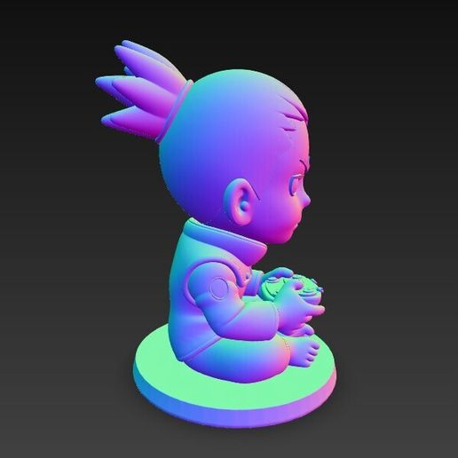 🦸 Shikamaru Chibi・ STL File for 3D printing・Cults