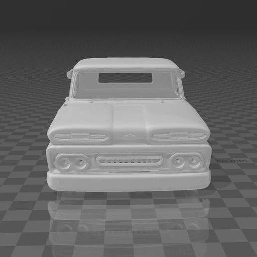 🚙 Chevrolet C10 283cu V8 1960 Shell Body – Divided Parts for Easy ...