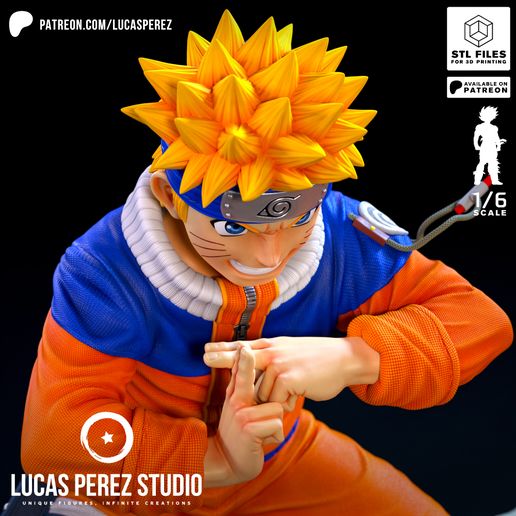 👾 NARUTO・ 3D File for 3D printing・Cults