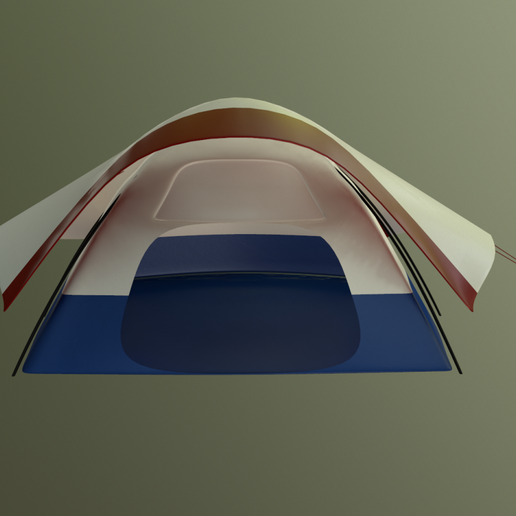 🏕️ Camping Tent・ STL File for 3D printing・Cults