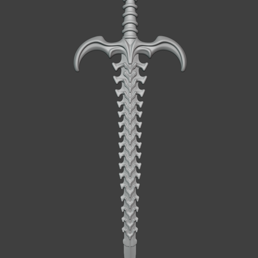 🗡️ Spine Bones Sword・ STL File for 3D printing・Cults