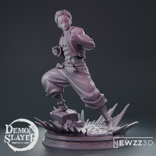 💬 Akaza - Demon Slayer: Kimetsu no Yaiba・ 3D File for 3D printing・Cults
