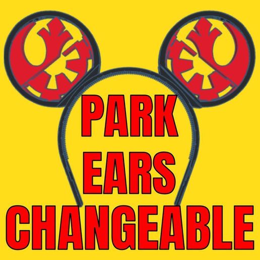 👂 Park Ear Rebel Empire・ STL File for 3D printing・Cults