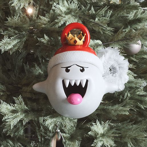STL file King Boo Christmas Ball 🤴 (OBJ)・3D printing design to download ...