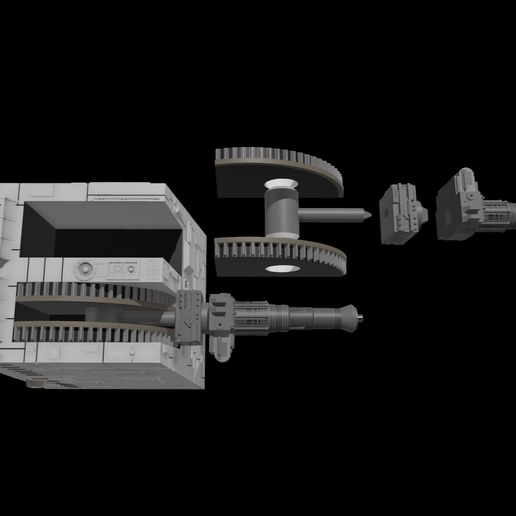 ⭐ Star Wars Death Star Turbolaser Battery for 3.75" and 6" figures・ 3D ...