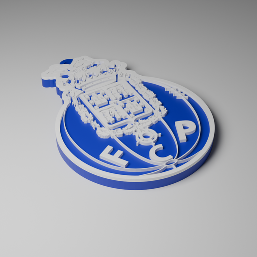 🗝️ Fc Porto KeyRing・ STL File for 3D printing・Cults
