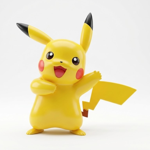 🐉 Pikachu Fanart | POKEMON FANART SCALE 3D MODEL STL 3D PRINT FIGURE ...
